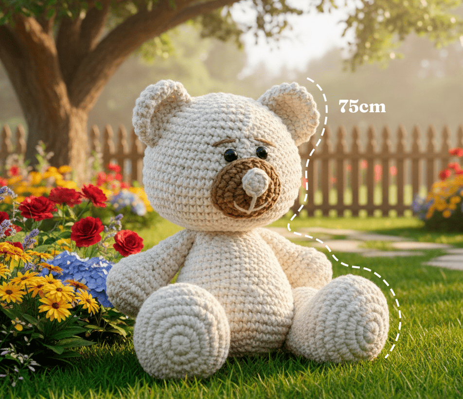 Receita | Maxi Amigurumi Teddy – Blog – EuroRoma